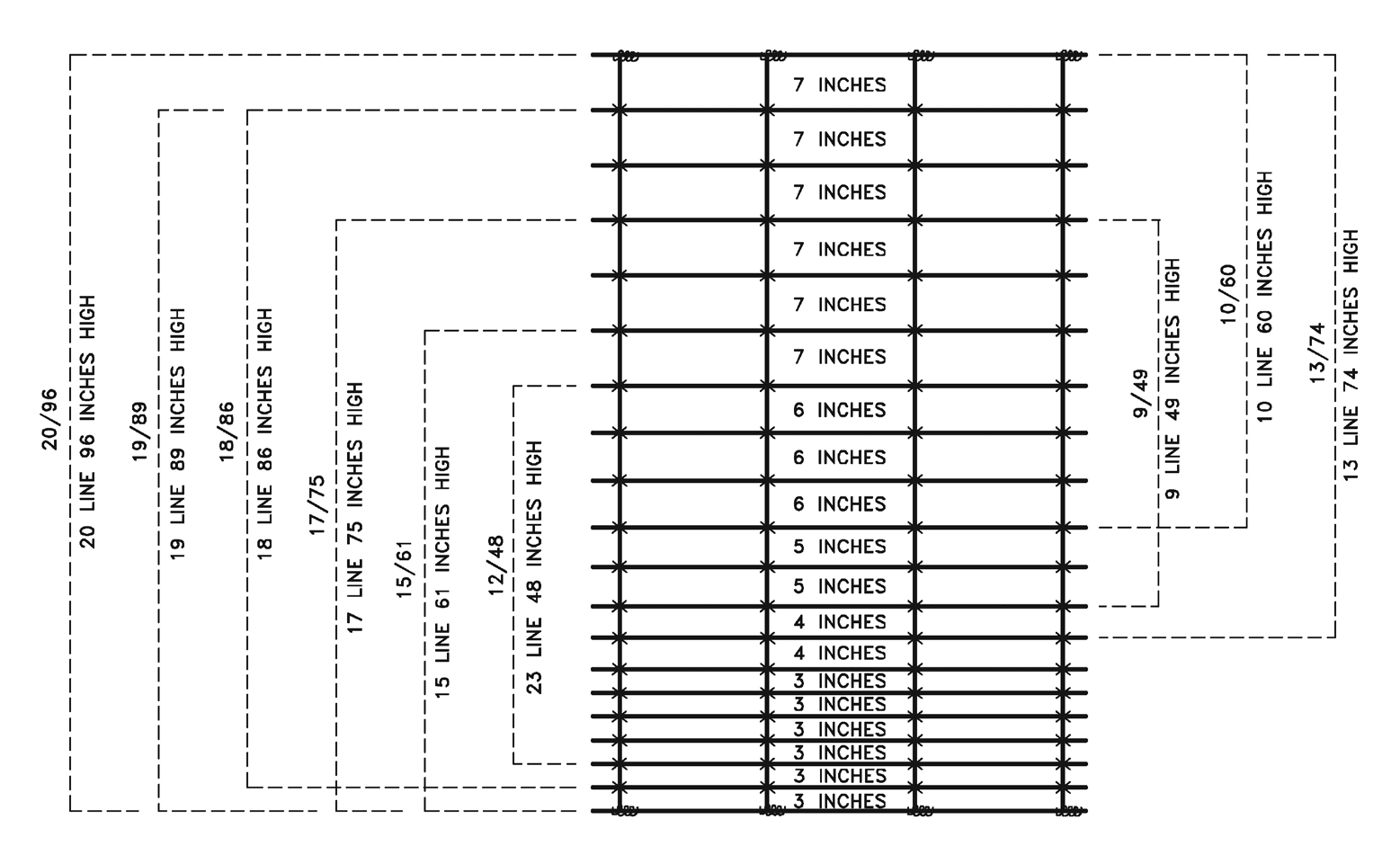 Fixed Knot Fence – Mutual Metal Co., Ltd. – Metal Fabrication Services